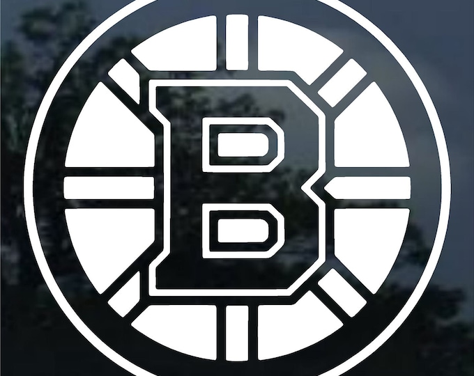 BOS Bruins Decal Hockey/sports Car Window Decal Laptop Decal Vinyl ...