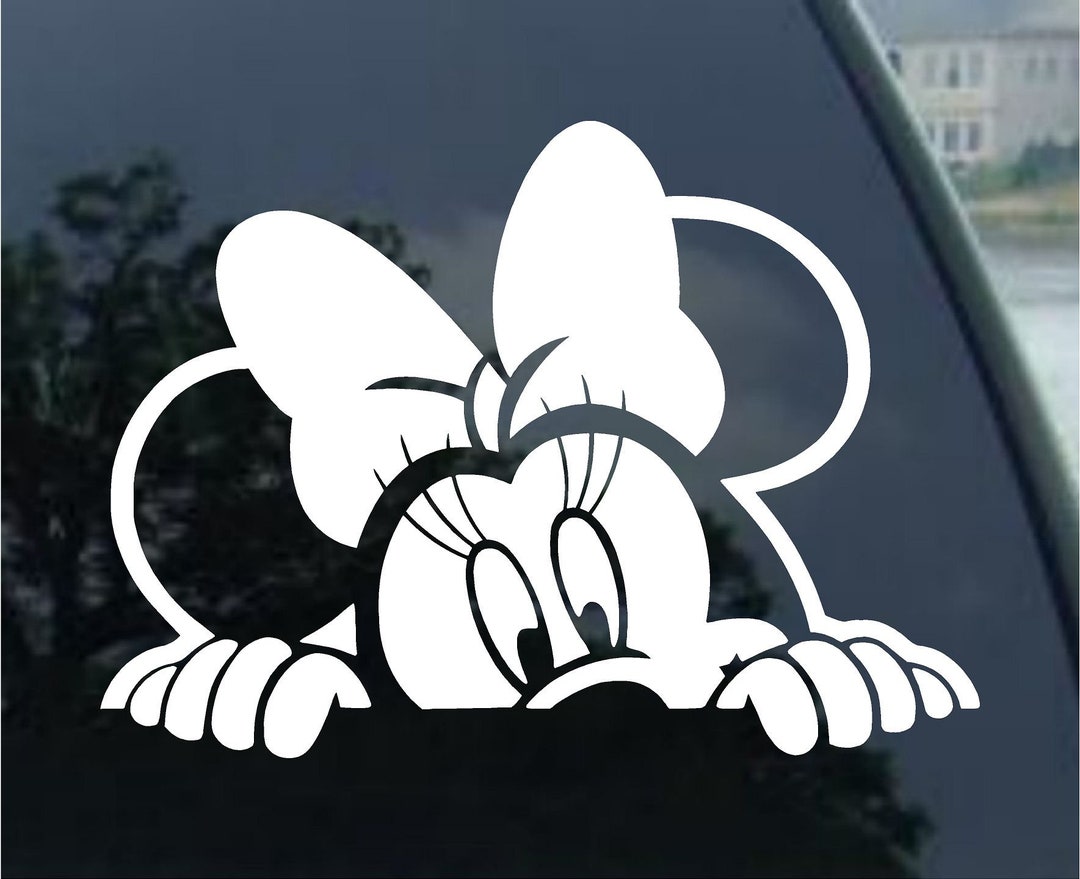 MINNIE MOUSE Vinyl Decal Car Window, Mirror, Bumper, Laptop, Yeti ...