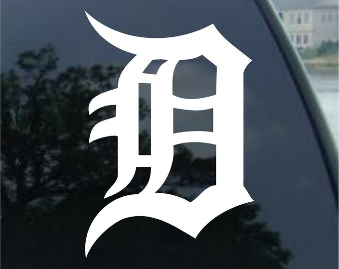 Detroit Michigan Vinyl Sticker / Detroit Skyline Sticker / Cool Laptop ...