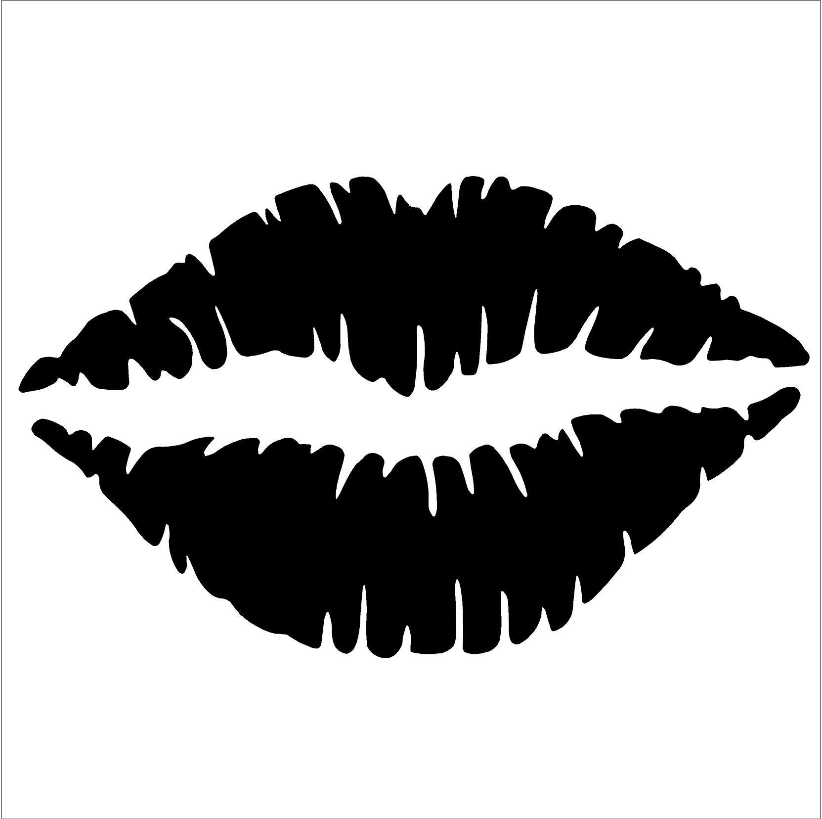 Lips Vinyl Decal Sticker - Etsy