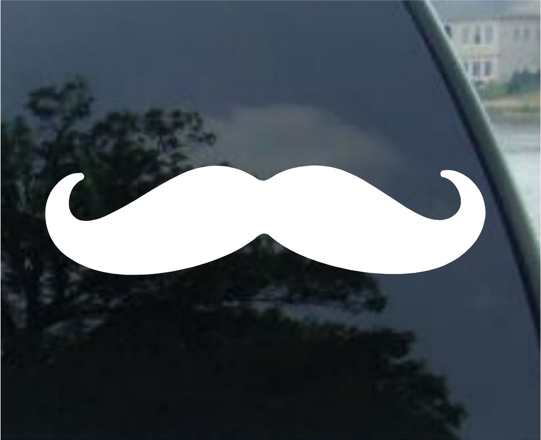 Mustache Vinyl Decal Sticker - Etsy