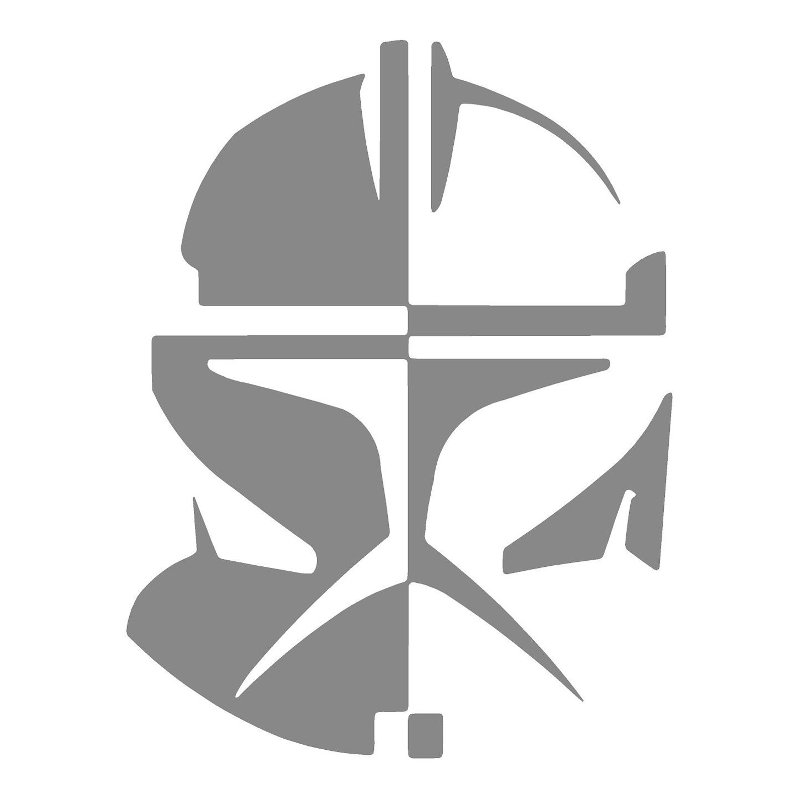 Star Wars Clone Trooper Vinyl Decal Car Window Mirror | Etsy