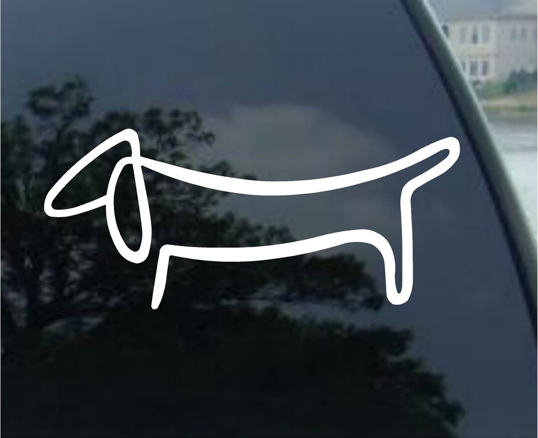 Dachshund Wiener Dog Decal Sticker - Etsy