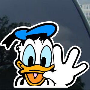 Donald Duck Vinyl Decal Car Window, Mirror, Bumper, Laptop, Yeti ...