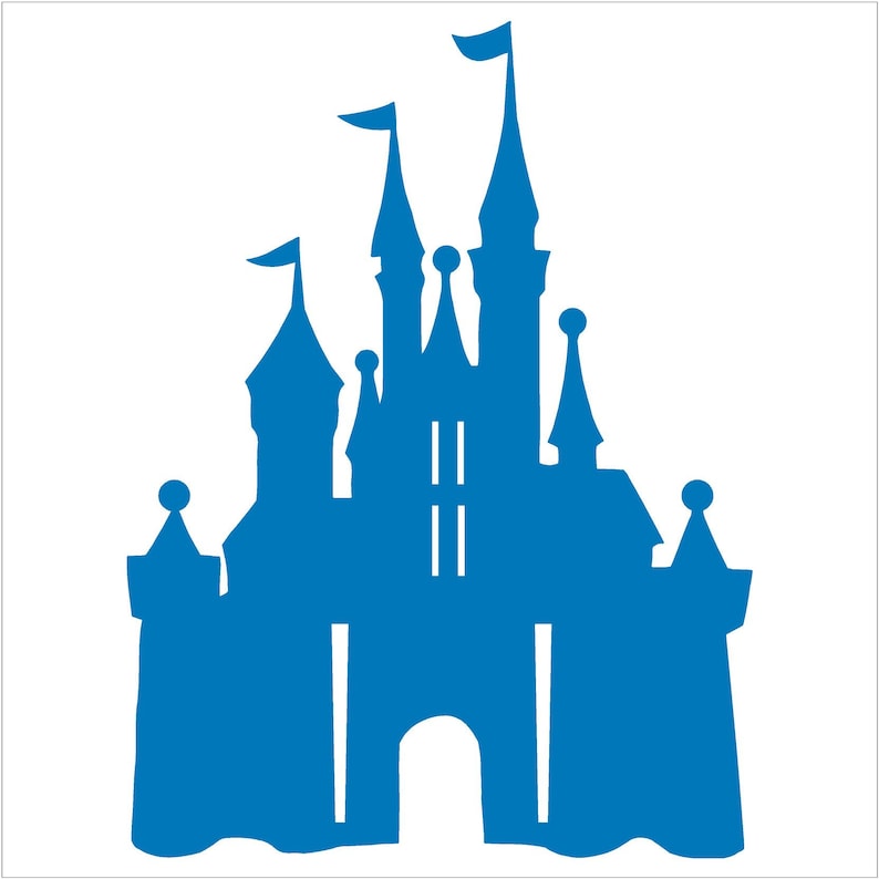 Disneyland Castle/ Cinderella Castle Vinyl Decal Car Window - Etsy