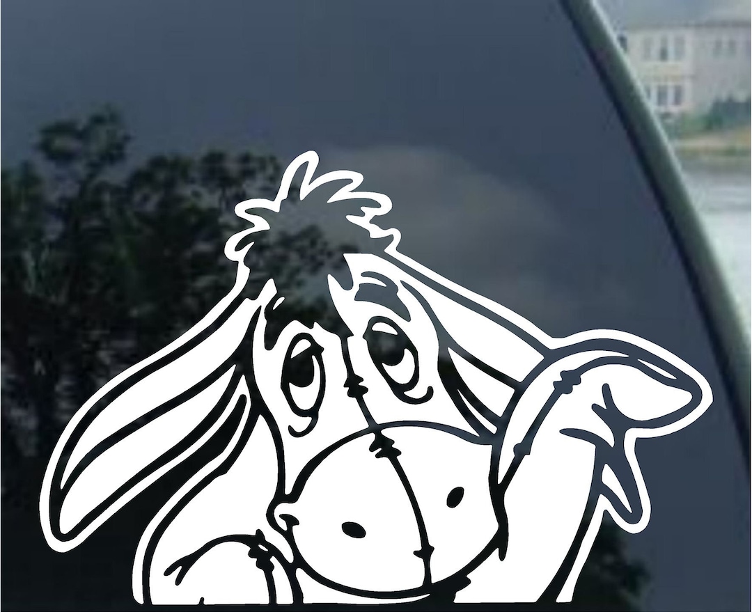 EEYORE Vinyl Decal Car Window, Mirror, Bumper, Laptop, Yeti, Cornhole ...