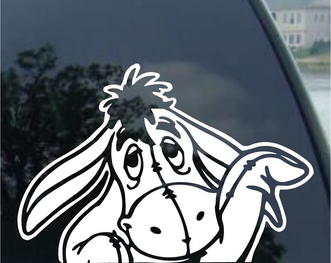 EEYORE Vinyl Decal Car Window, Mirror, Bumper, Laptop, Yeti, Cornhole ...