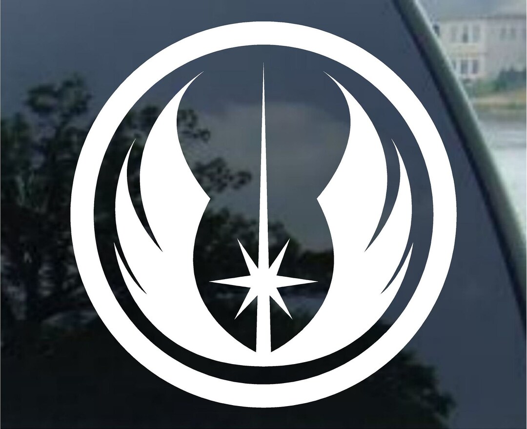 Jedi Order Star Wars Vinyl Decal Car Window, Mirror, Bumper, Laptop ...