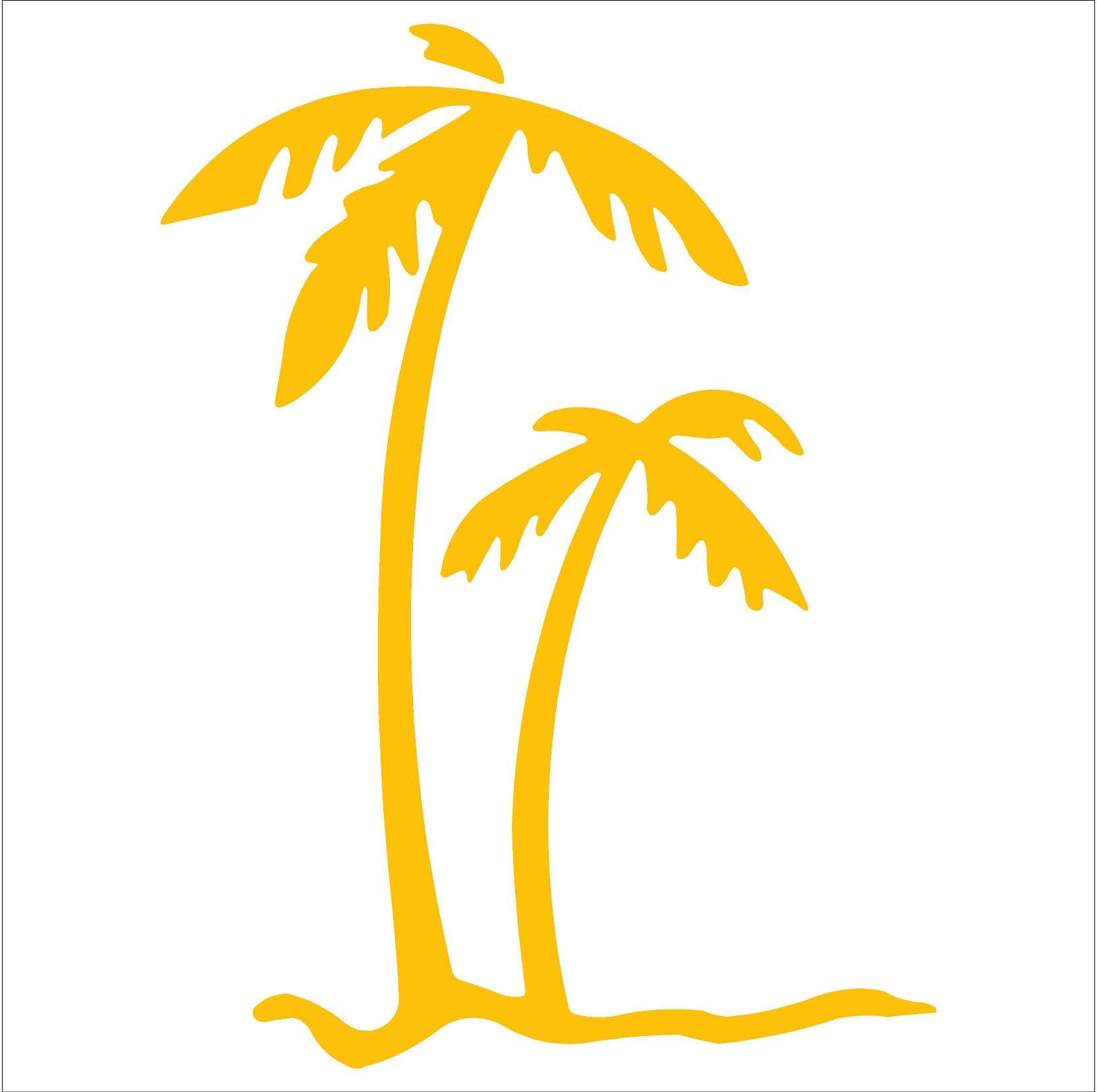 PALM TREE Vinyl Decal Car Window Mirror Bumper Laptop - Etsy
