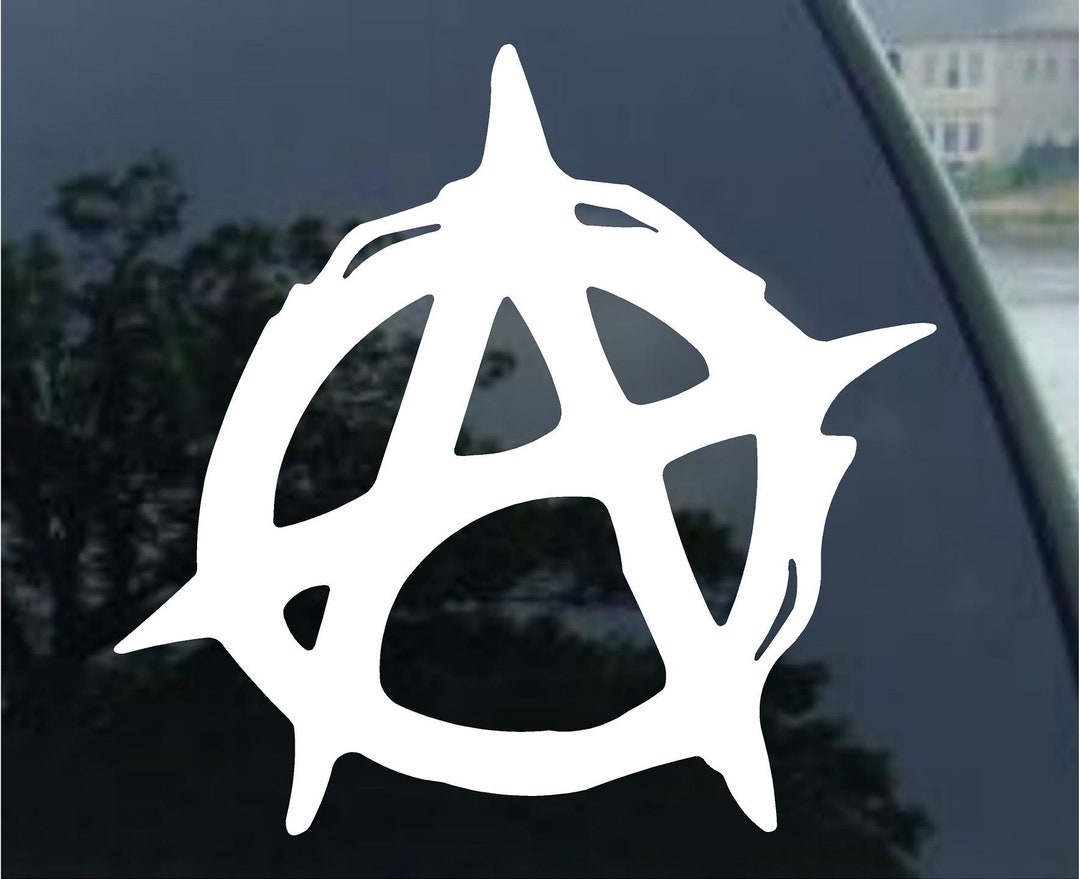 Anarchy A Car Decal Window, Mirror, Bumper, Laptop, Yeti Sticker - Etsy