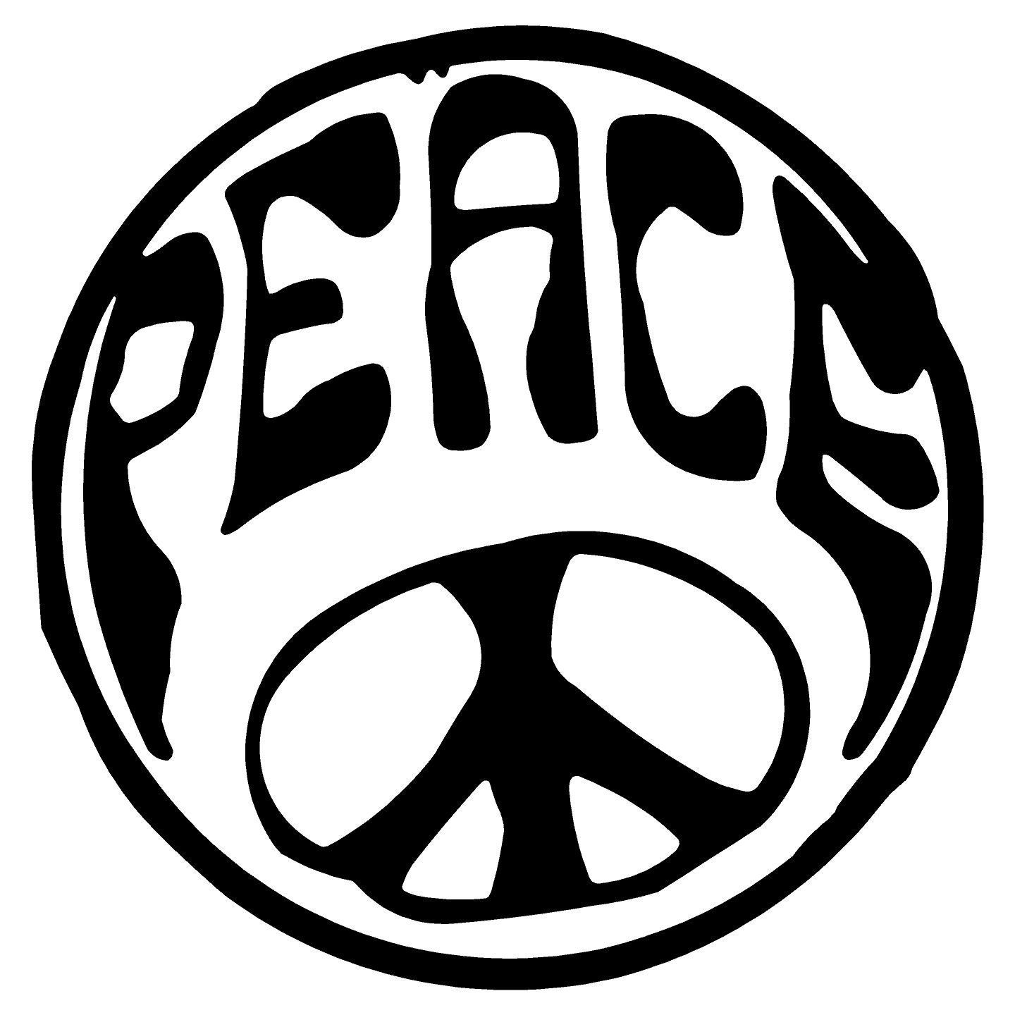 Peace Sign Vinyl Decal Car Window, Mirror, Bumper, Laptop, Yeti ...