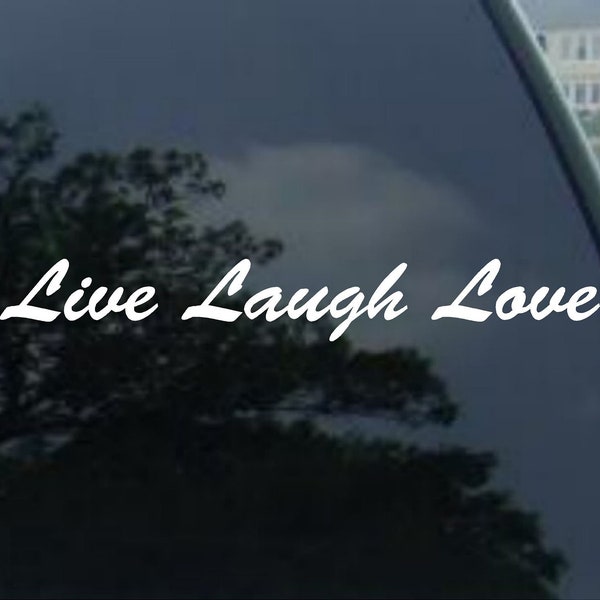 Live Laugh Love Bumper Sticker - Etsy