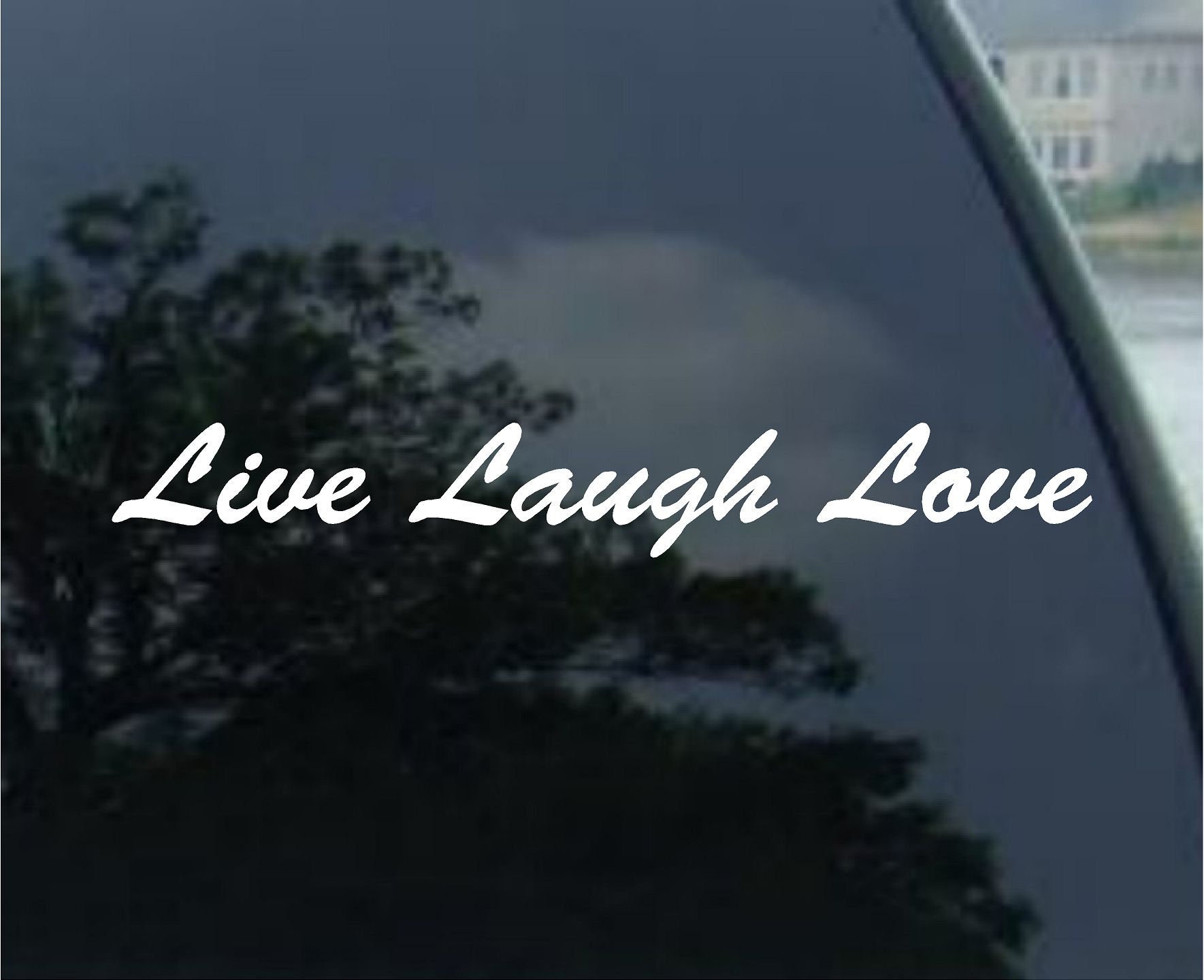 LIVE LAUGH LOVE Vinyl decal car window bumper mirror laptop | Etsy