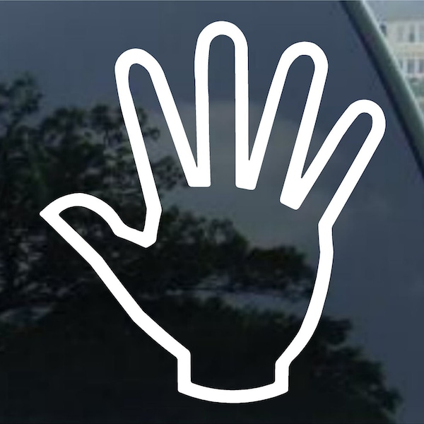 High Five Decal - Etsy