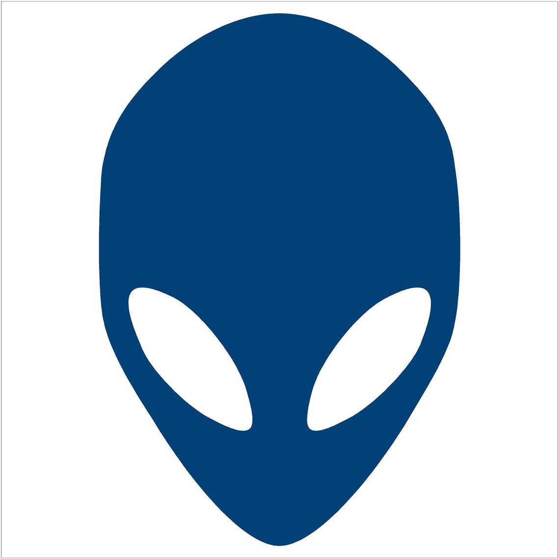 ALIEN HEAD ALIENWARE Vinyl Decal Window Bumper Mirror | Etsy