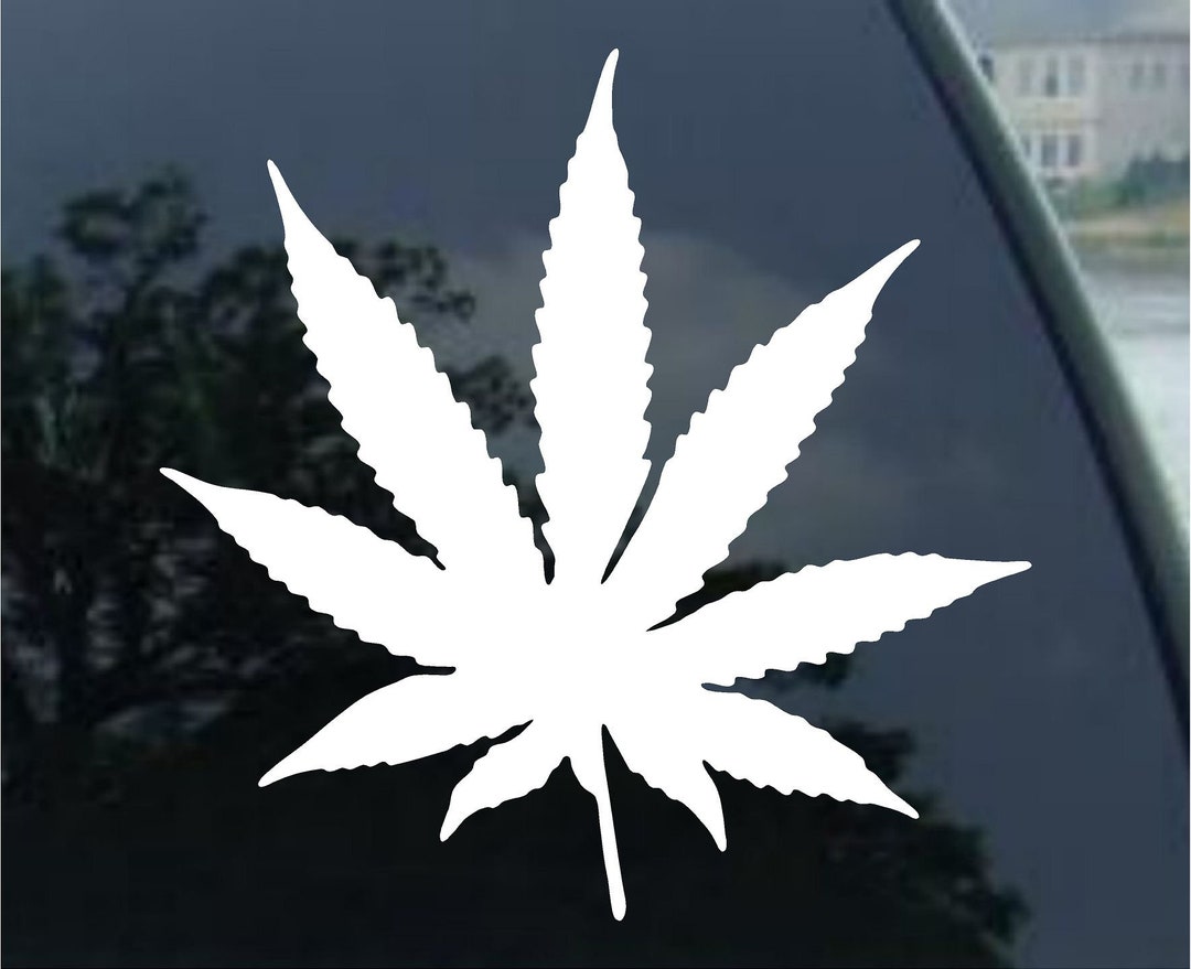 Marijuana Pot Leaf Vinyl Decal Sticker - Etsy