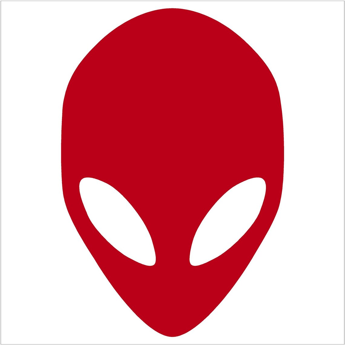 ALIEN HEAD ALIENWARE Vinyl Decal Window Bumper Mirror | Etsy