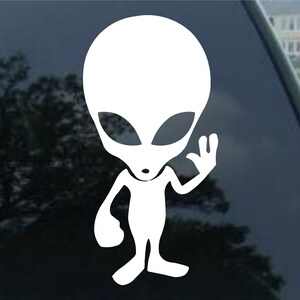 ALIEN MAN DUDE Vinyl Decal Window, Laptop, Mirror, Bumper, iPhone ...