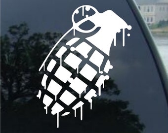 Hand Grenade Vinyl Decal Sticker Car Truck Boat Decal Window Sticker ...