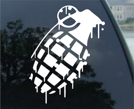 Grenade Splatter Vinyl Decal Sticker - Etsy