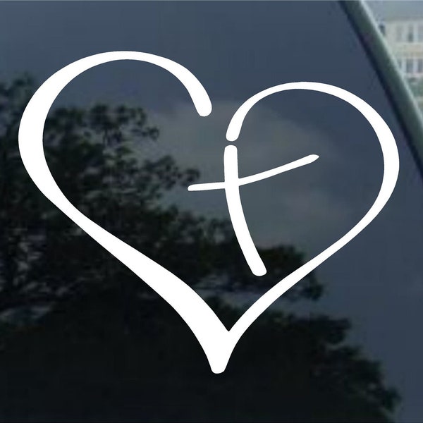 Gold Heart Decal - Etsy