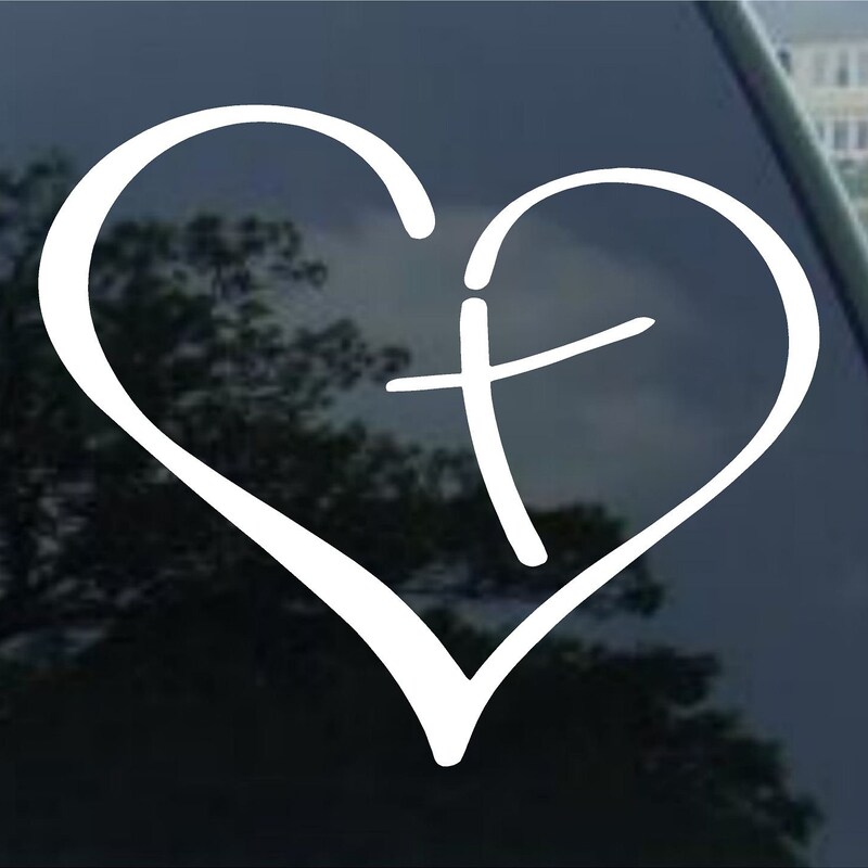 Cross Decal - Etsy