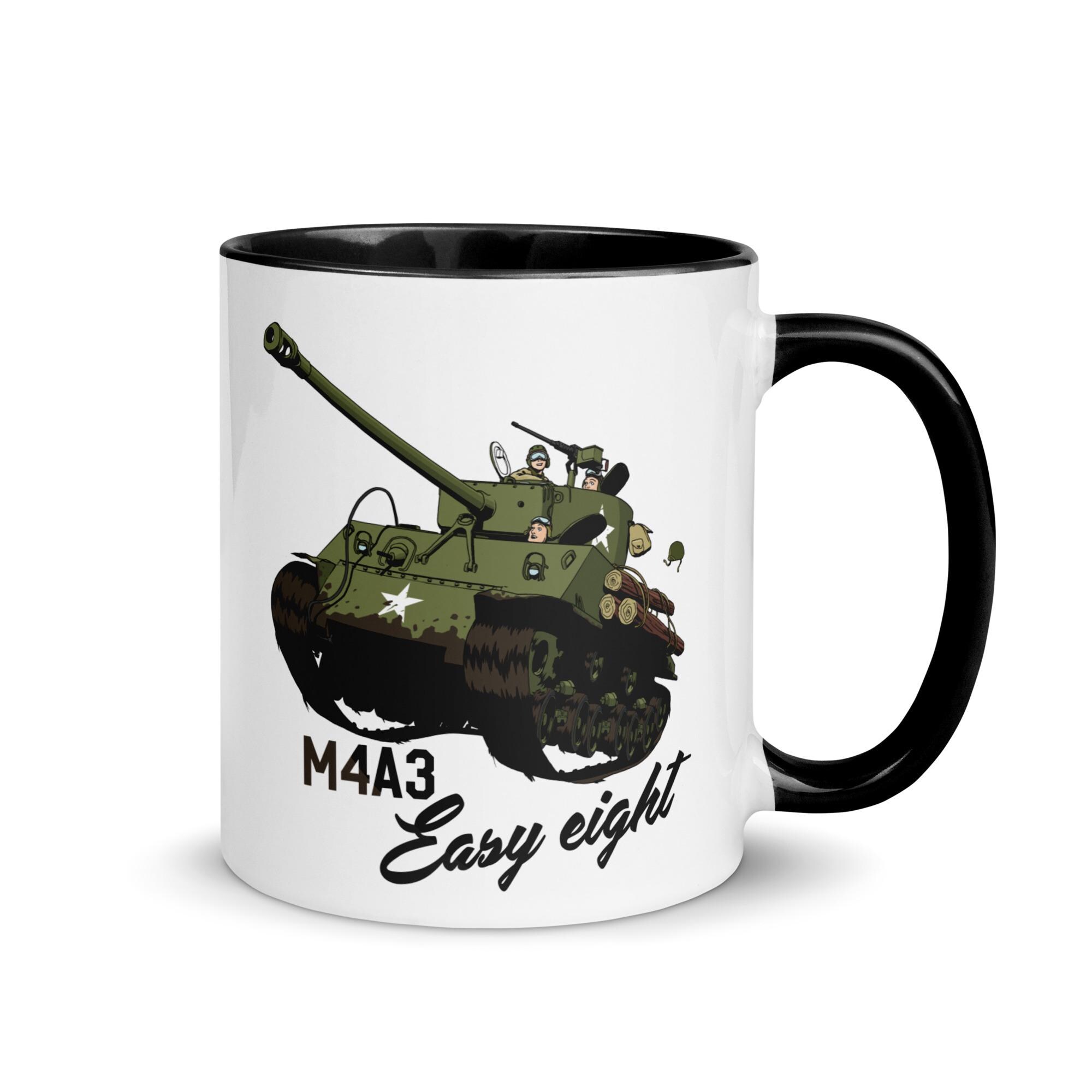 M4 Sherman Tank Mug With Color Inside - Etsy