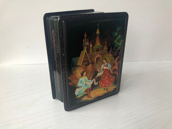 Vintage Lacquer Box. Miniature Painting. Russian Lacq… - Gem