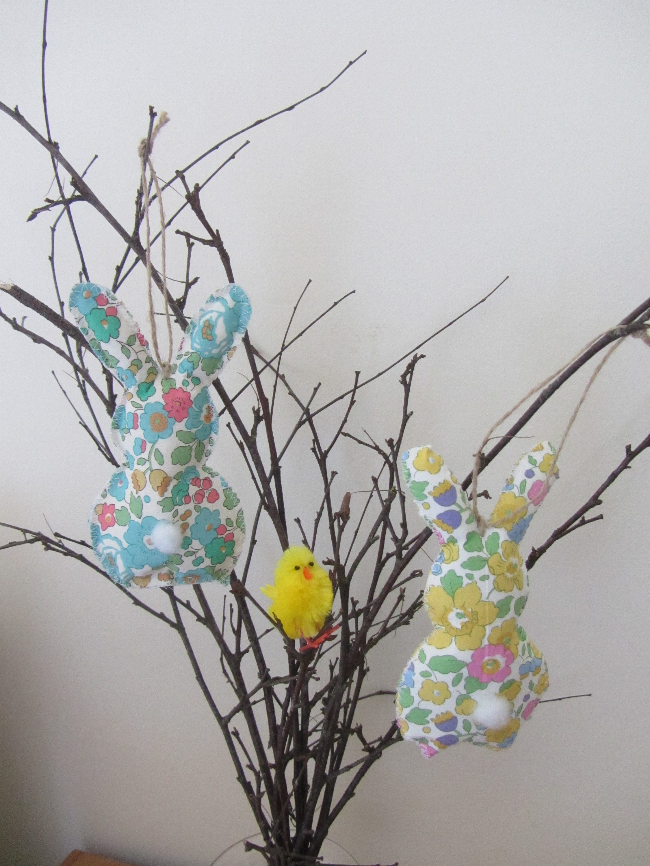 Liberty Easter Bunny Decoration. Easter Tree Decoration. Easter Gift ...