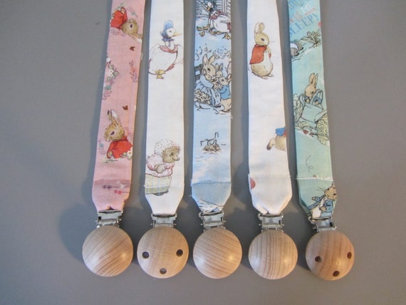 Peter Rabbit Dummy Clip Soother Pacifier. Choice of - Etsy