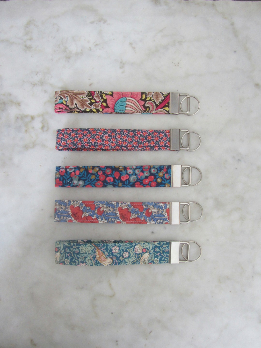 Liberty Fabric Wristlet Key Fob. Liberty of London. - Etsy