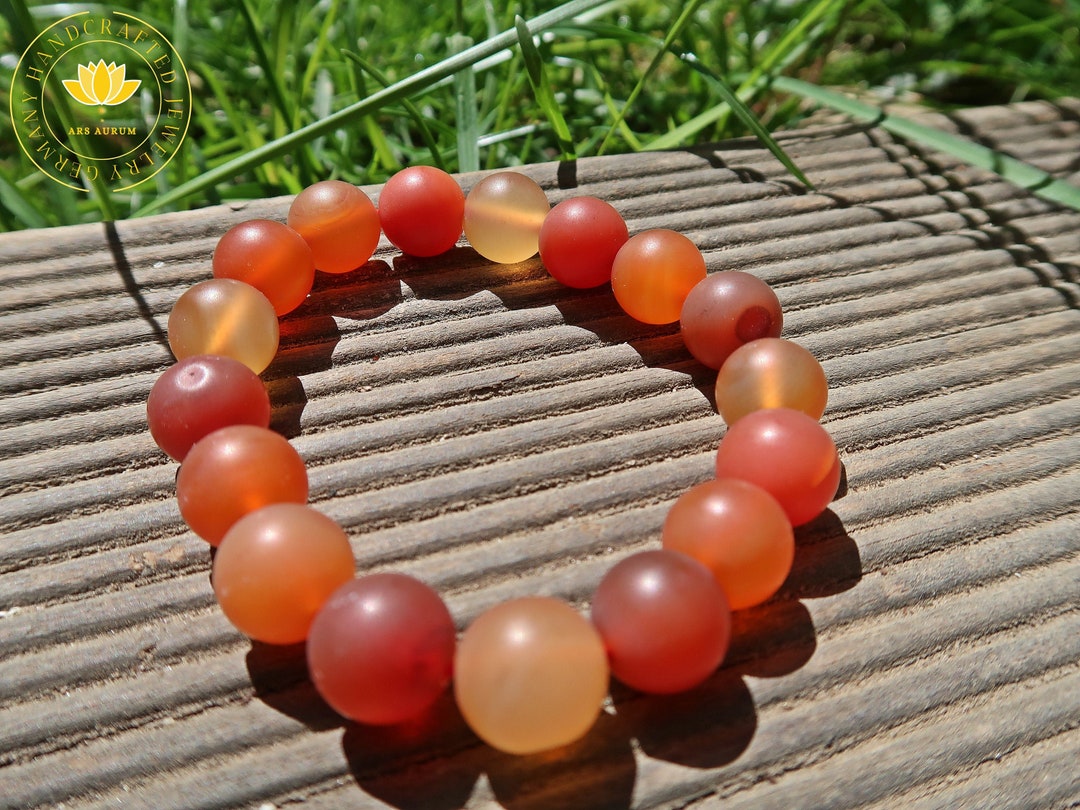 Fiery Carnelian as a Powerful Stretch Bracelet, Carnelian the Stone of ...