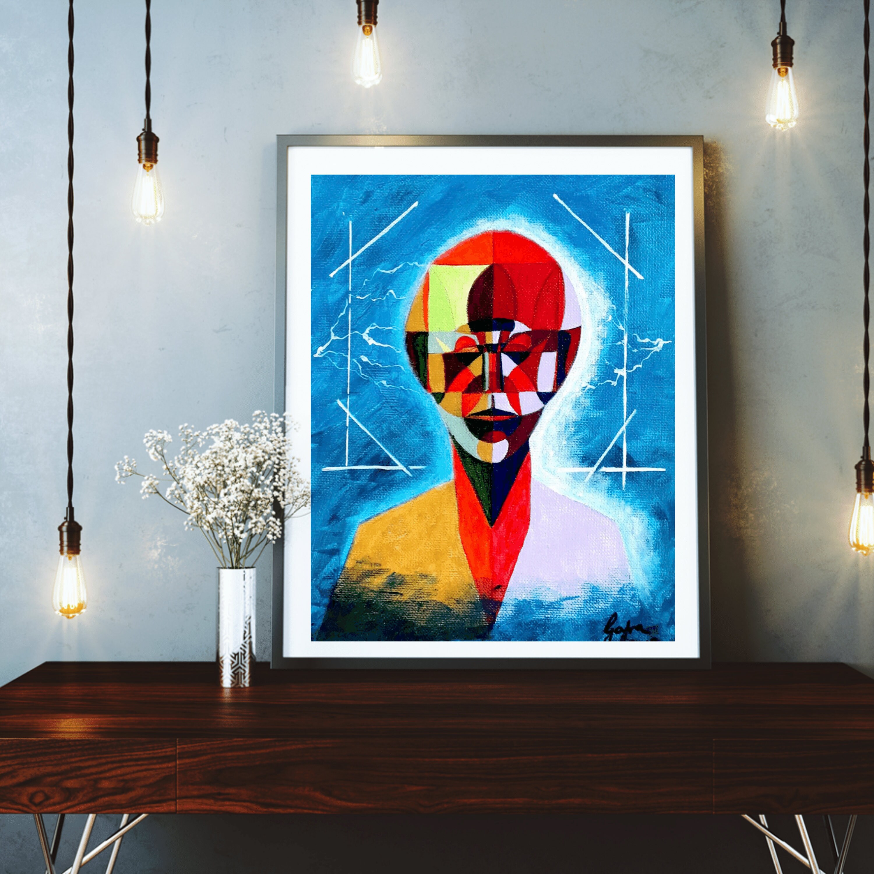 EVOLUTION OF MAN 1 Art Original Acrylic Painting Abstract - Etsy