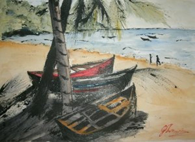 PIROGUES Original Watercolour - Etsy