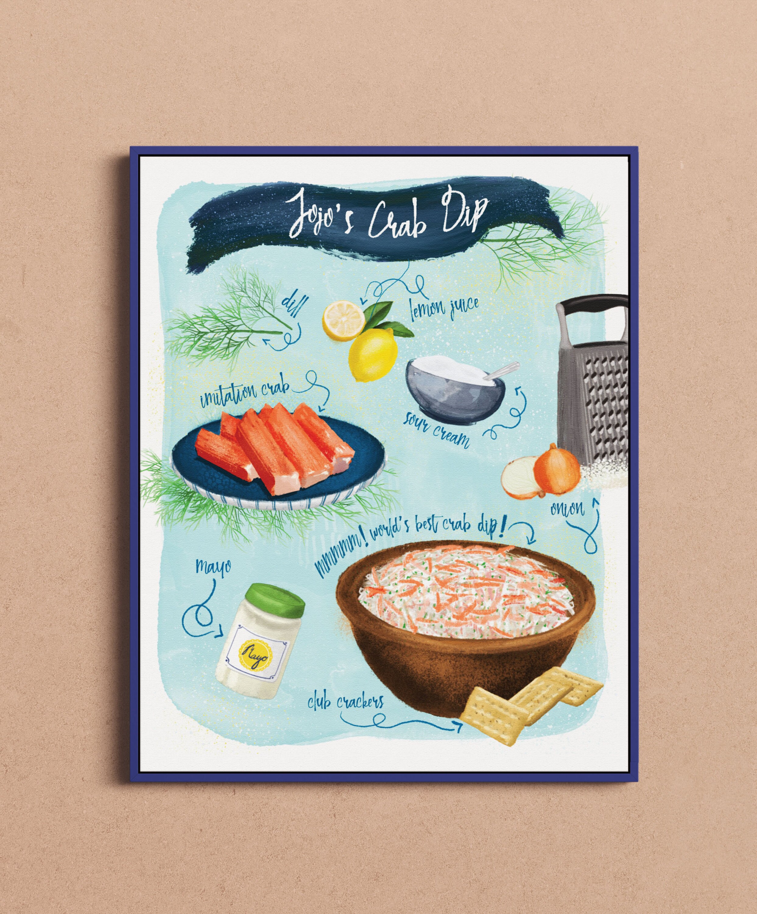 Custom Recipe Illustration Personalized Gift & Food Art - Etsy