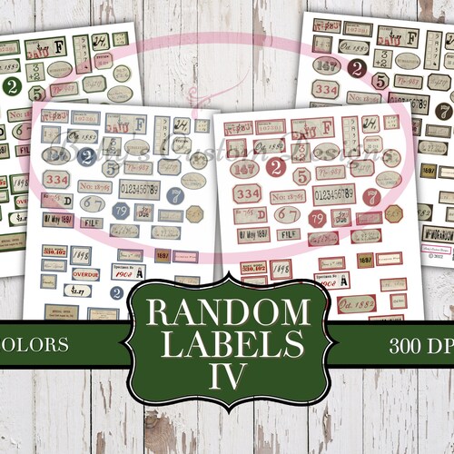 Field Notes Labels Printable Ephemera Junk Journal Label - Etsy