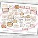 Field Notes Labels - Printable - Ephemera - Junk Journal Label ...