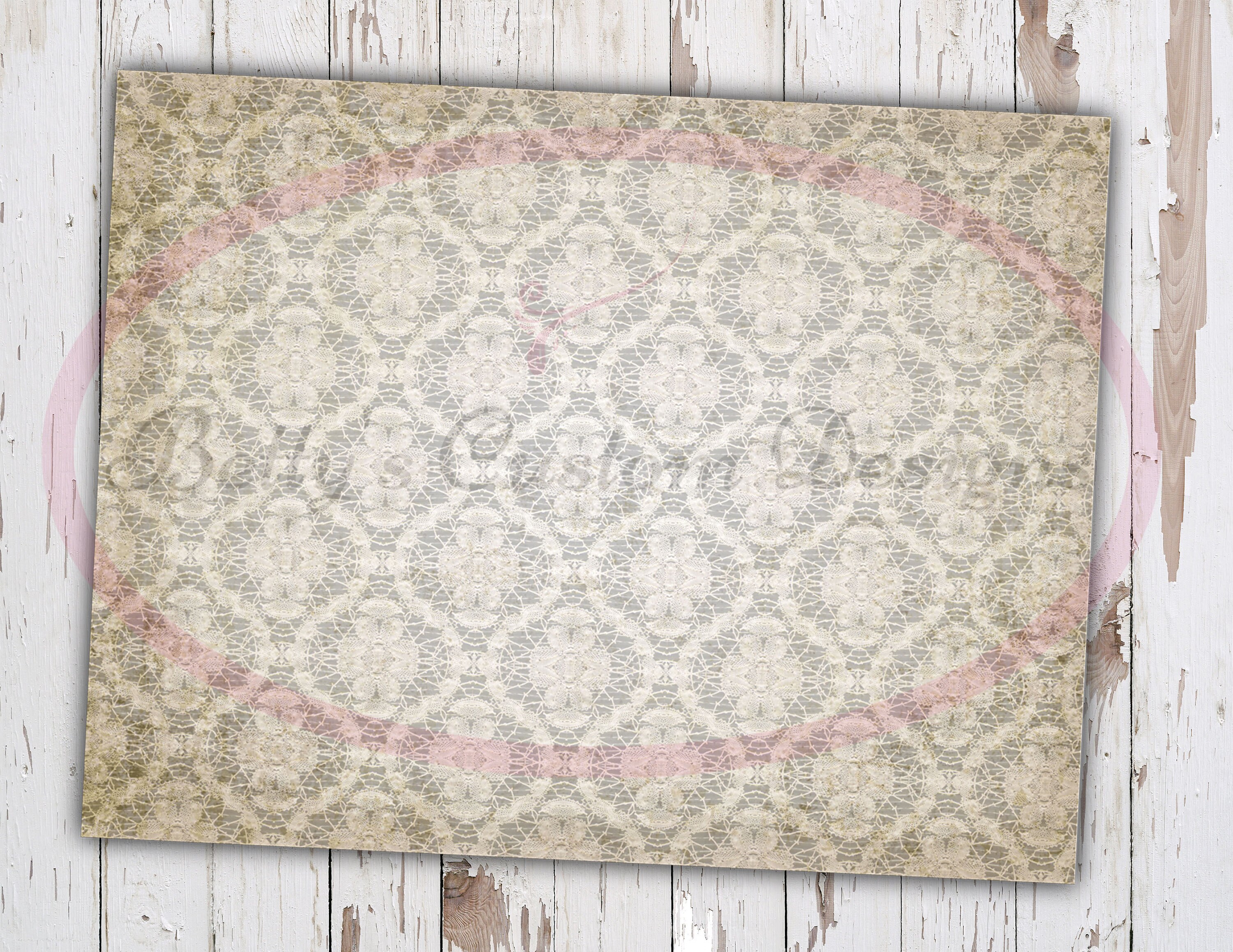 Grungy Vintage Lace Background Paper Journal Paper Junk - Etsy