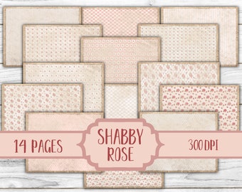 Vintage Red Junk Journal Kit Digital Paper Prints - Etsy