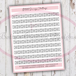 Cash Envelope Money Savings Challenge Bundle Printable Digital Download ...