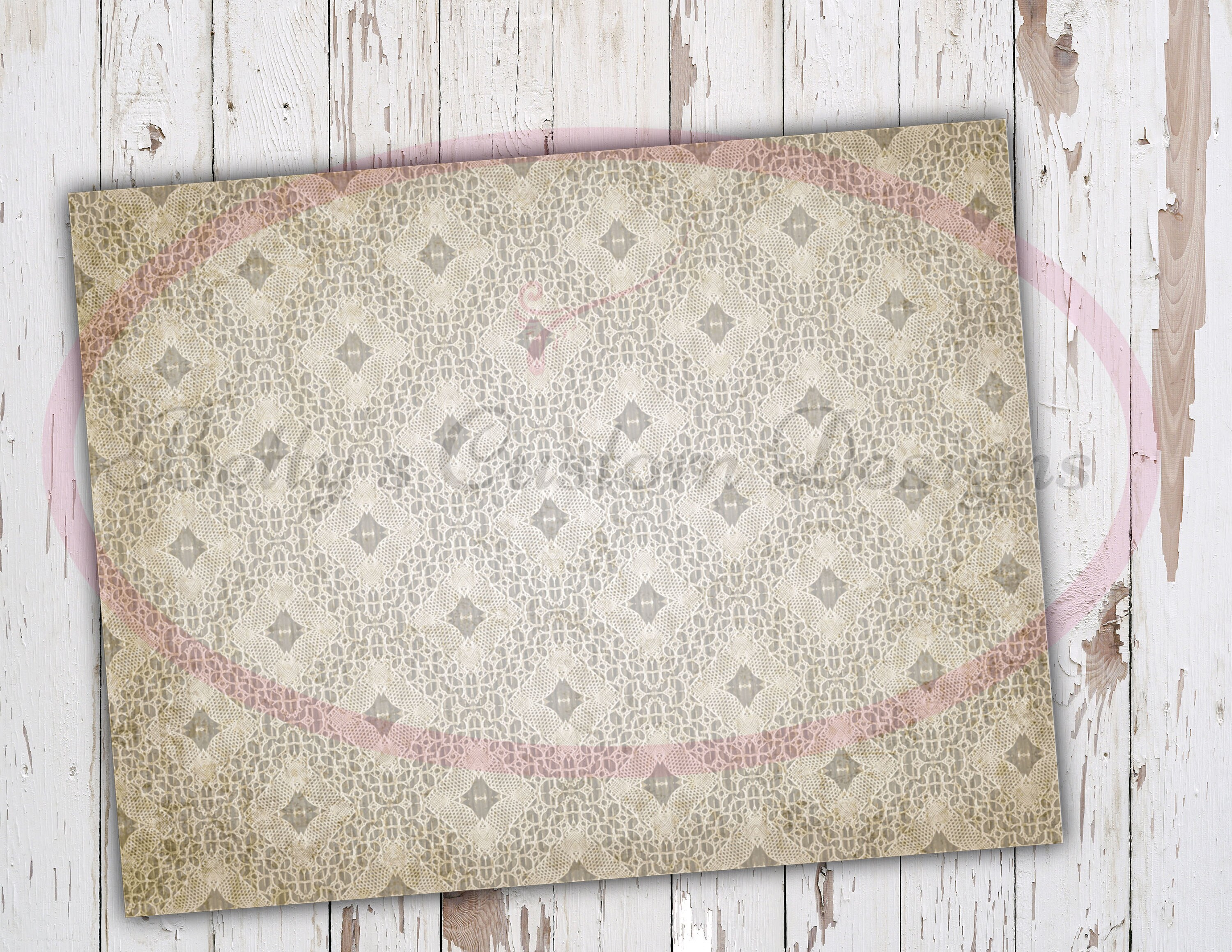 Grungy Vintage Lace Background Paper Journal Paper Junk - Etsy