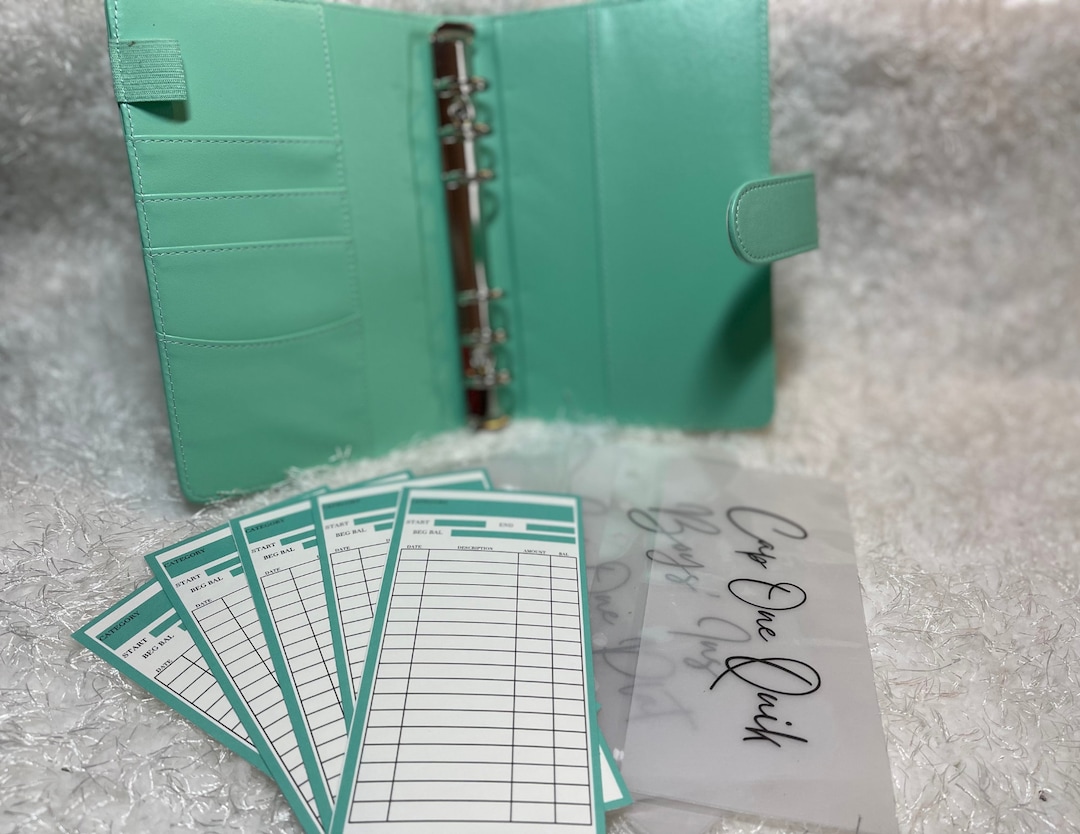 A6 Cash Envelope Budget Binder System Budget Binder Budget Book Money ...
