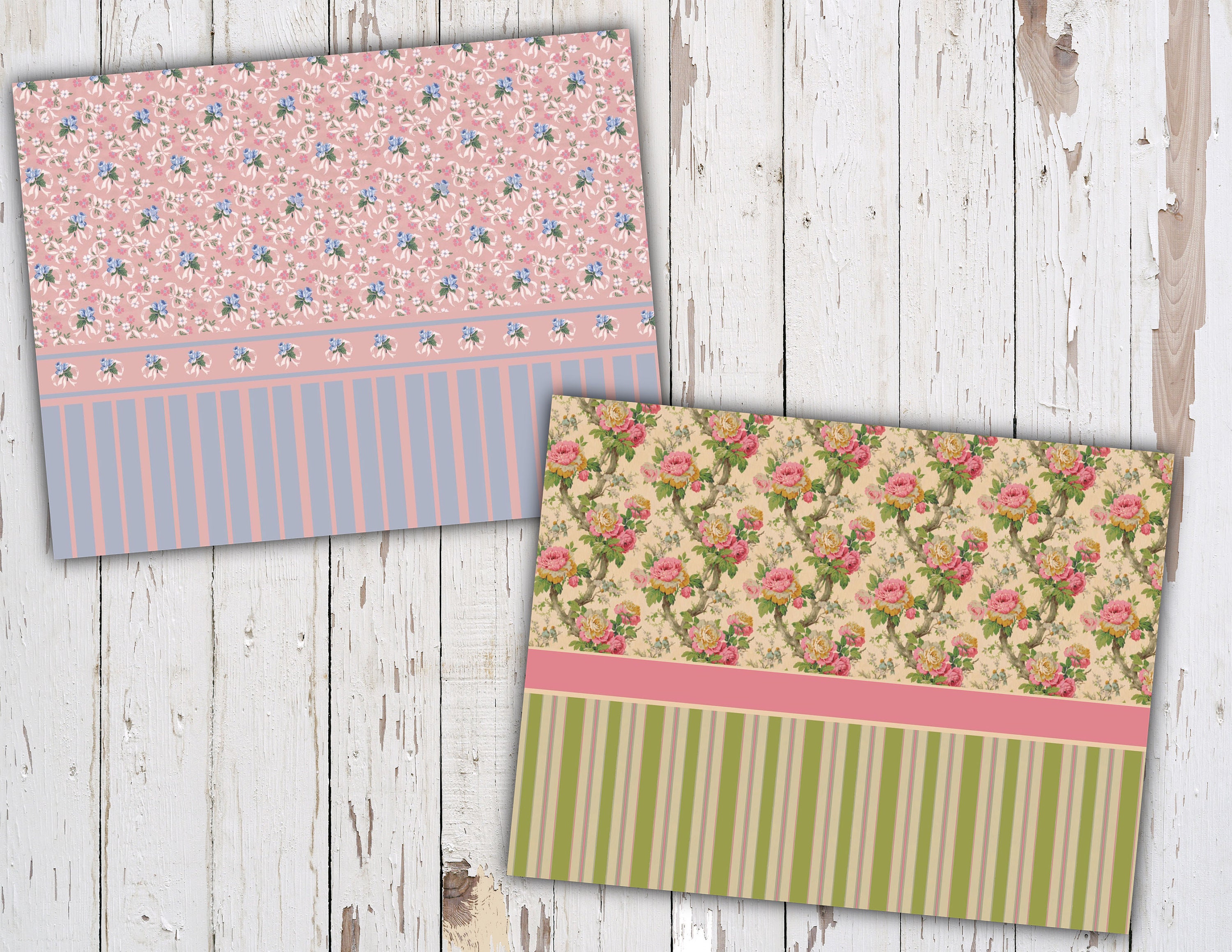 Vintage French Wallpaper Antique Wallpaper French Rose - Etsy