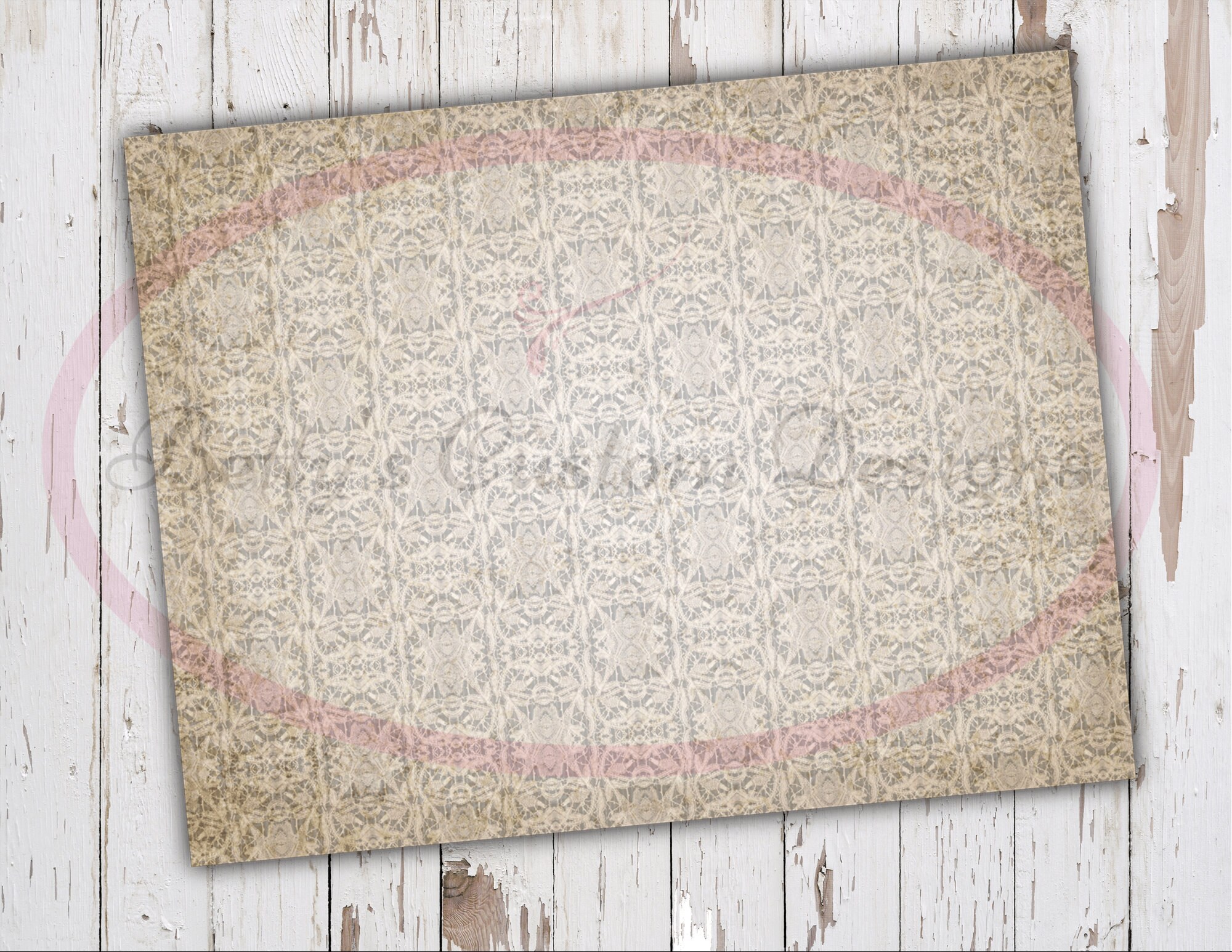 Grungy Vintage Lace Background Paper Journal Paper Junk - Etsy