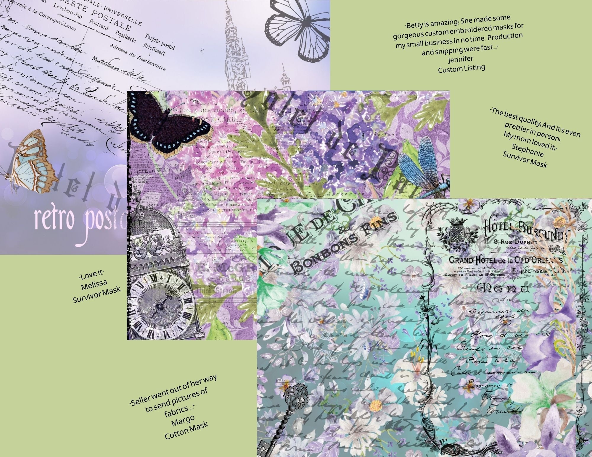 Lilac Sky Junk Journal Kit - Digital Paper Prints - Scrapbook - Vintage ...