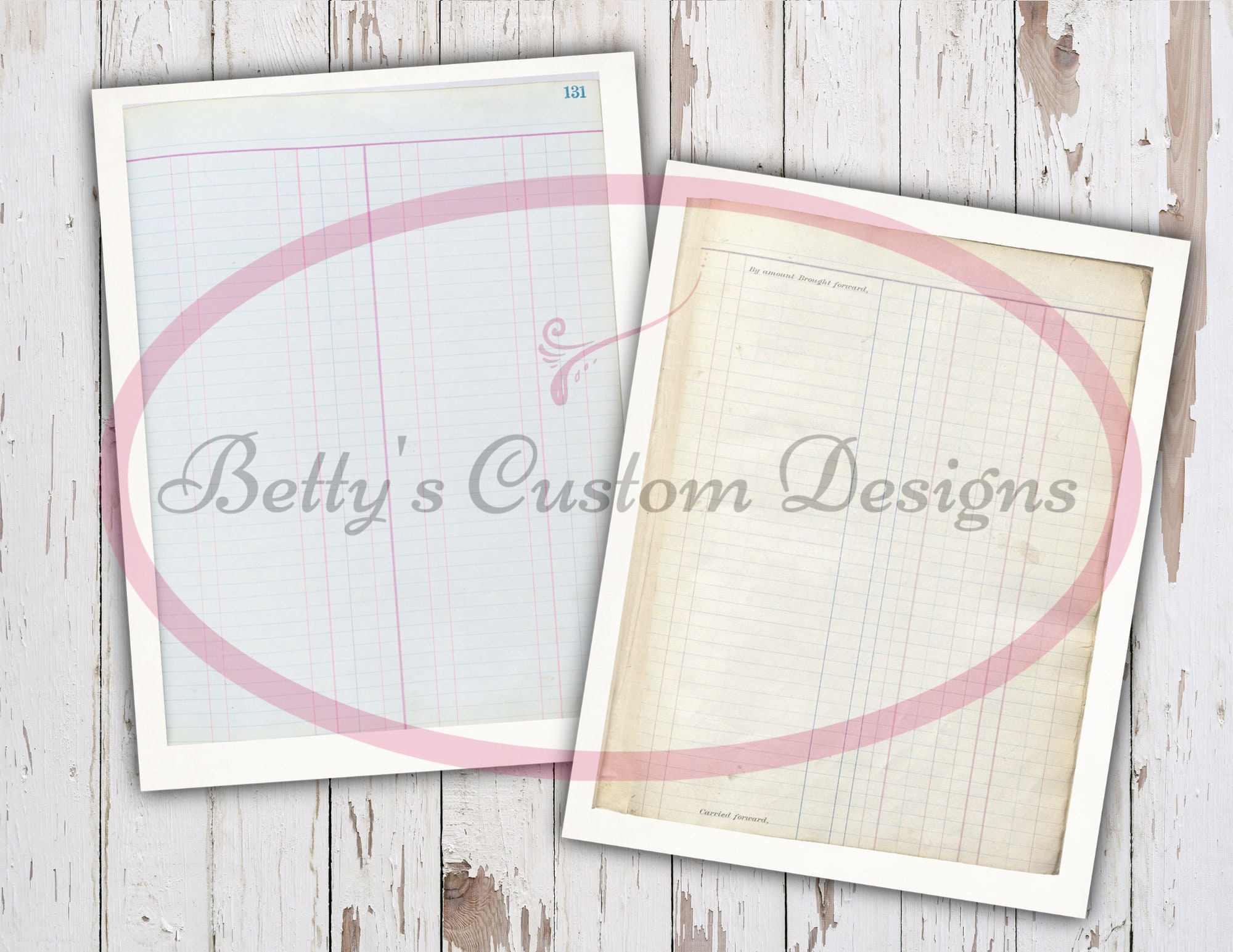 Vintage Antique Paper Notebook Invoices Ledgers - Etsy