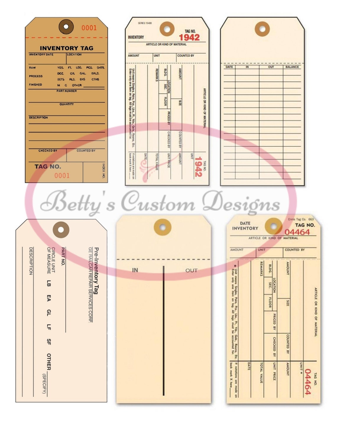 Vintage-style Tags Printable Tags Junk Journaling Digitals | Etsy