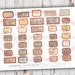 Field Note Labels - Random Labels - Junk Journal Ephemera ...