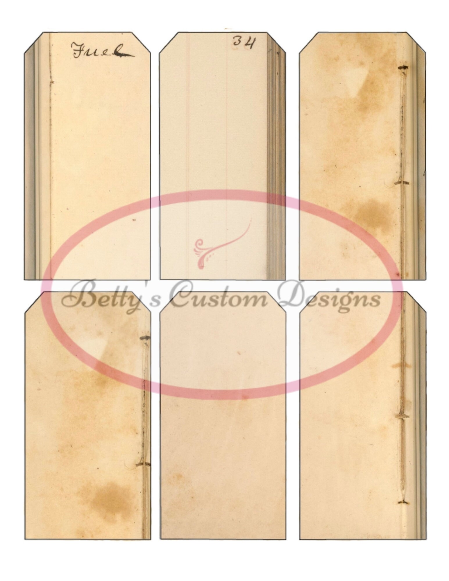 Vintage-style Tags Printable Tags Junk Journaling Digitals | Etsy