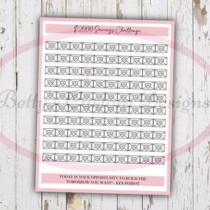 Cash Envelope Money Savings Challenge Bundle Printable Digital Download ...